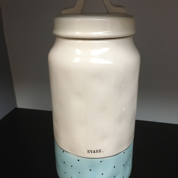 Rae Dunn | Kitchen | Rae Dunn Polka Dot Stash Canister | Poshmark
